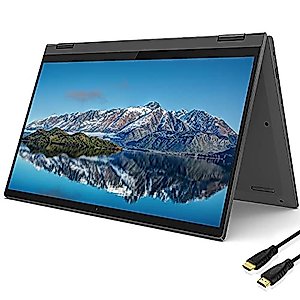New Lenovo Flex 5 14" 2-in-1 Laptop | FHD Touch | 6-Core AMD Ryzen 5 4500U (Beats i7-8550U) | 16GB DDR4 RAM, 256GB PCIE SSD, Wi-Fi, Bluetooth, Backlit, Bundled with HDMI Cable, Win 10, Grey