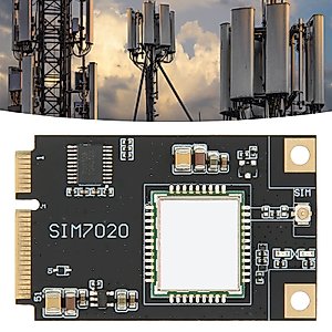 Yoidesu PCI‑E Module, PCI‑E 7020G Module Card SIM7020G Chip DIY Programming Module with LTE Antenna for LILYGO®TTGO T‑PCIE M2M Applications