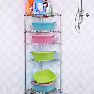 Cand Plastic Square Wash Basin, 12 Quart Dish Tubs, 3-Pack