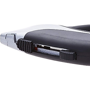 Veltec Heavy Duty Retractable Utility Knife, Box Cutter, Carpet Cutter with 3-Position Locking, Ergonomic Non-Slip Grip, 5 Reversible Replacements Blades SK5 (Black)