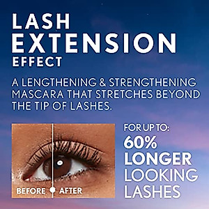 COVERGIRL Exhibitionist Stretch & Strengthen Mascara Very Black, 0.3 Fl Oz