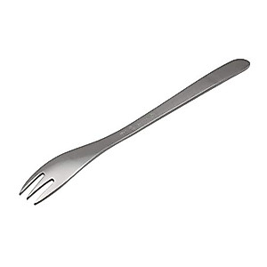 Sori Yanagi Simple Form Cutlery for Easy Use, Tsubamesanjo Stainless Steel Fish Fork, Sleek Design for Smooth Texture, Dishwasher Safe, Brushed Finish