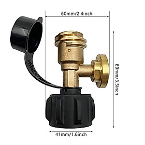 Propane Tank Gauge Level Indicator Pressure Meter Upgraded Propane Gas Leak Detector for Rv Camper Cylinder Heater