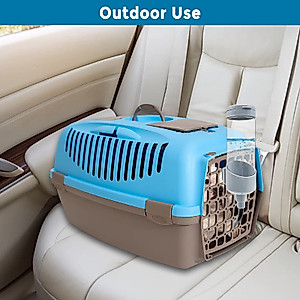 Vannon Top Fill Dog Water Bottle for Crate, Dog Water Dispenser for Cage, Pet Auto Feeding Water Bottle for Dogs & Rabbits, Leakproof, BPA Free, 23oz, [2023 New Upgraded]