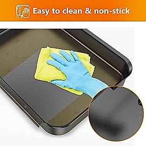 Hisencn 7515 Grill Catch Pan Holder Drip Pan Replacement for Weber Genesis 1000-5500, Genesis Silver/Gold/Platinum, Genesis II Series, Platinum I/II, and Summit, Porcelain Steel Grease Collection