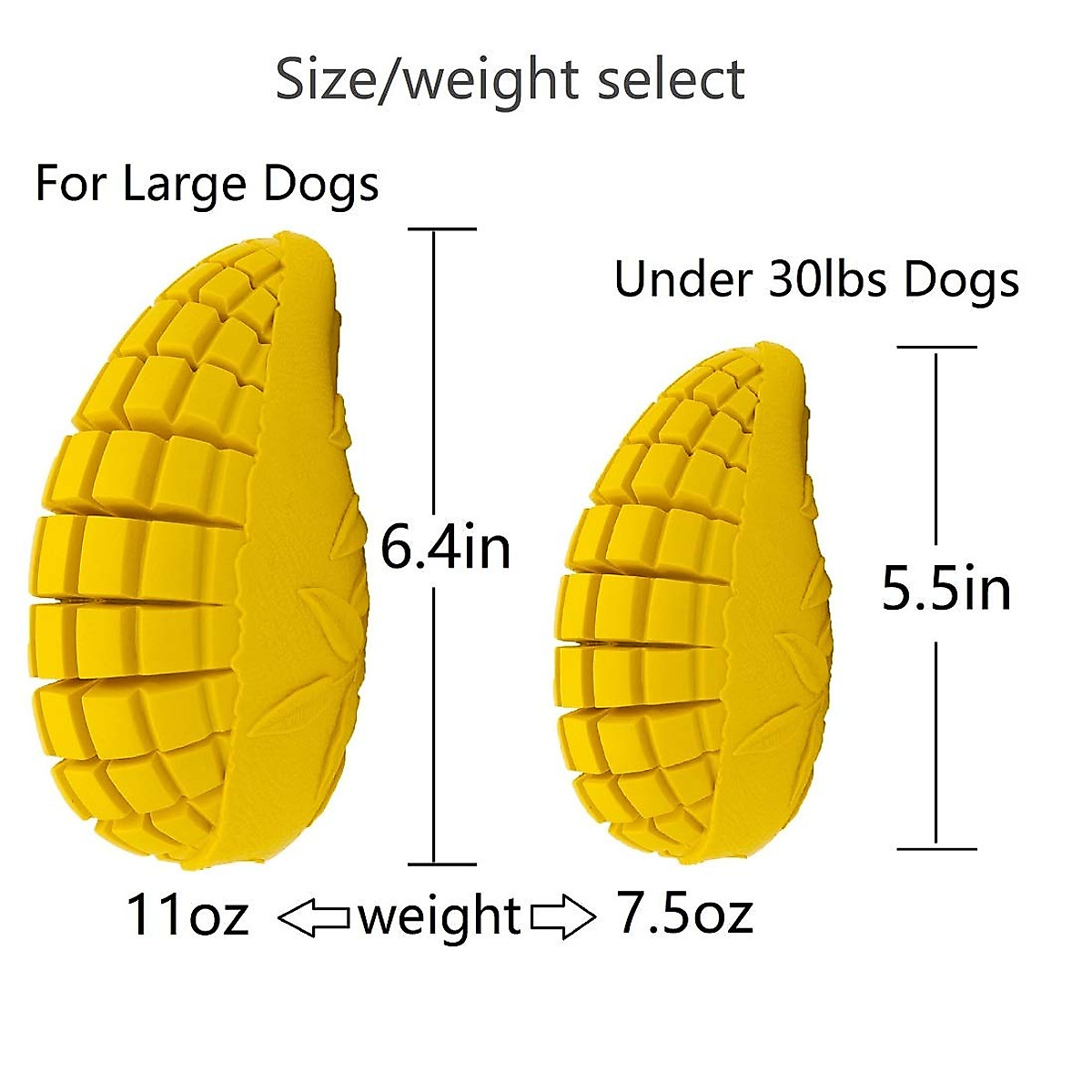 LPHSNR Upgrade Mango Dumbbells Dog Chew Toys for Aggressive Chewers Large Dogs, Indestructible Tough Dog Toys Interactive Durable with Mango Scent, Dental Clean Highly Bite Resistant