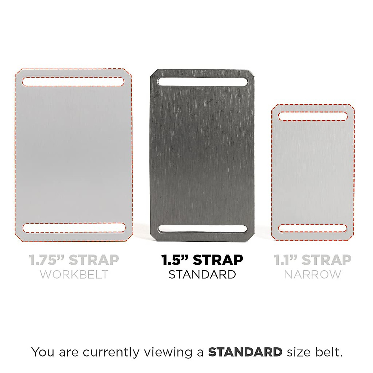 GRIP6 Classic Belt - 1.5-Inch Adjustable Nylon Belts - Versatile Lifestyle and Tactical Belt for Men and Women - Made in the USA (Gunmetal) *OLD SIZE*