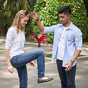 Baitaihem 4 Pack Colorful Kick Shuttlecock Fancy Chinese Jianzi Foot Sports Outdoor Game