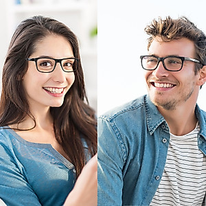 JCUANGR Distance Nearsighted Glasses For Men,Women Near Sighted Vision Driving Farsighted Eyeglasses,Lentes De Miopia Para Hombre,Mens Nearsight See Far Sight Blue Light Computer Eye Glass -1.5