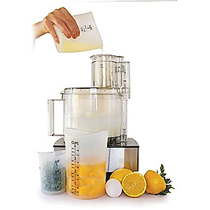 iSi Basics Measuring Set of 3 Silicone Flexible Measuring Cup, Translucent