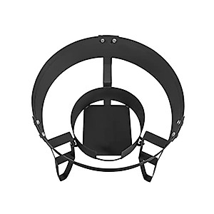 Concord 30" Powder Coated Steel Comal Stand with Roadster Single Propane Burner. Great for Discada, Tacos, Street Vendor, Etc.