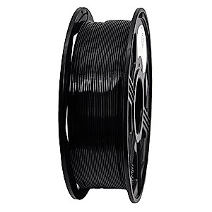 YOYI YOYI 3D Printer Filament,PETG Filament 1.75mm 2.2lbs(1kg) Spool, Dimensional Accuracy +/- 0.03 mm,100% New Raw Material,PETG Black