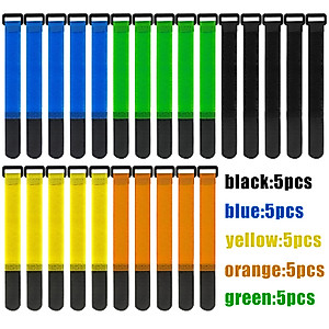 25pcs Fishing Rod Belts Ties Spinning Pole Straps Holders Stretchy Fishing Tackle Ties Accessories Fixing Strap Ropes for Fly, Spinning, Casting Rod