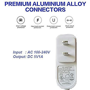 for Motorola MBP854CONNECT MBP854 Baby Monitor Charger Power Cord Replacement Adapter Supply Compatible with MBP854CONNECT-2 MBP854CONNECT-3 MBP855CONNECT MBP853CONNECT MBP35S MBP36XL 5.0V, 6.6Ft