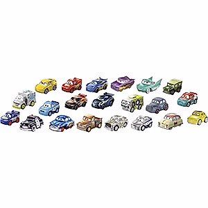 Mattel Disney Cars Toys Mini Racers 21-Pack of Collectible Die-Cast Toy Cars & Trucks Inspired by Movie Characters (Amazon Exclusive)