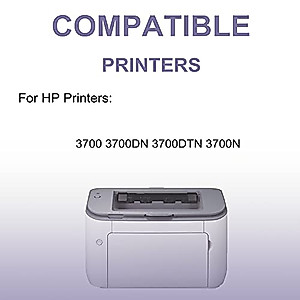 2-Pack (Black) Compatible 3700 3700DN 3700DTN 3700N Printer Toner Cartridge High Capacity Replacement for HP 308A | Q2670A Toner Cartridge