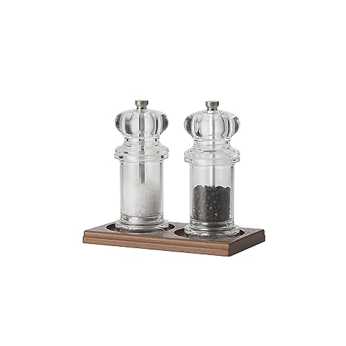 Cole & Mason Salt & Pepper Mill Tray, Brown Wood