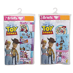 Disney girls Toy Story Girl Panty Multipacks Briefs, Toy Story G 10pk, 2-3T US