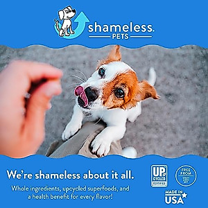 Shameless Pets Soft-Baked Dog Treats, Duck Duck Beet - Natural & Healthy Dog Chews for Digestive Support with Fiber - Dog Biscuits Baked & Made in USA, Free from Grain, Corn & Soy - 1-Pack