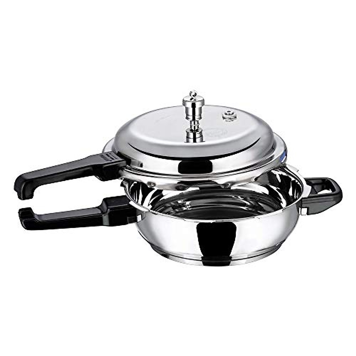 Vinod P-Jun Splendid Stainless Steel Sandwich Bottom Pressure Pan, Junior