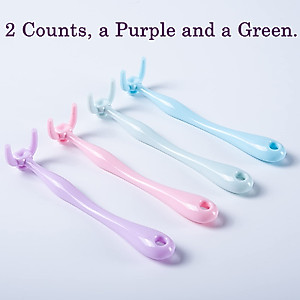 YaPoola Design NO-Waste Dental Floss Handle for Adults and Kids Teeth Cleaning Reusable Dental Picks 2 Counts Daughter Gift from Mother