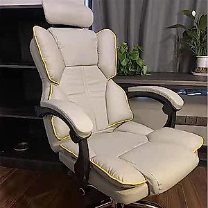 MARURY Soft Comfort Desk Chairs,Home Comfortable Sedentary Office Chair, Dormitory Computer Armchair, Modern Swivel Vanity Chair for Home Office Make Up