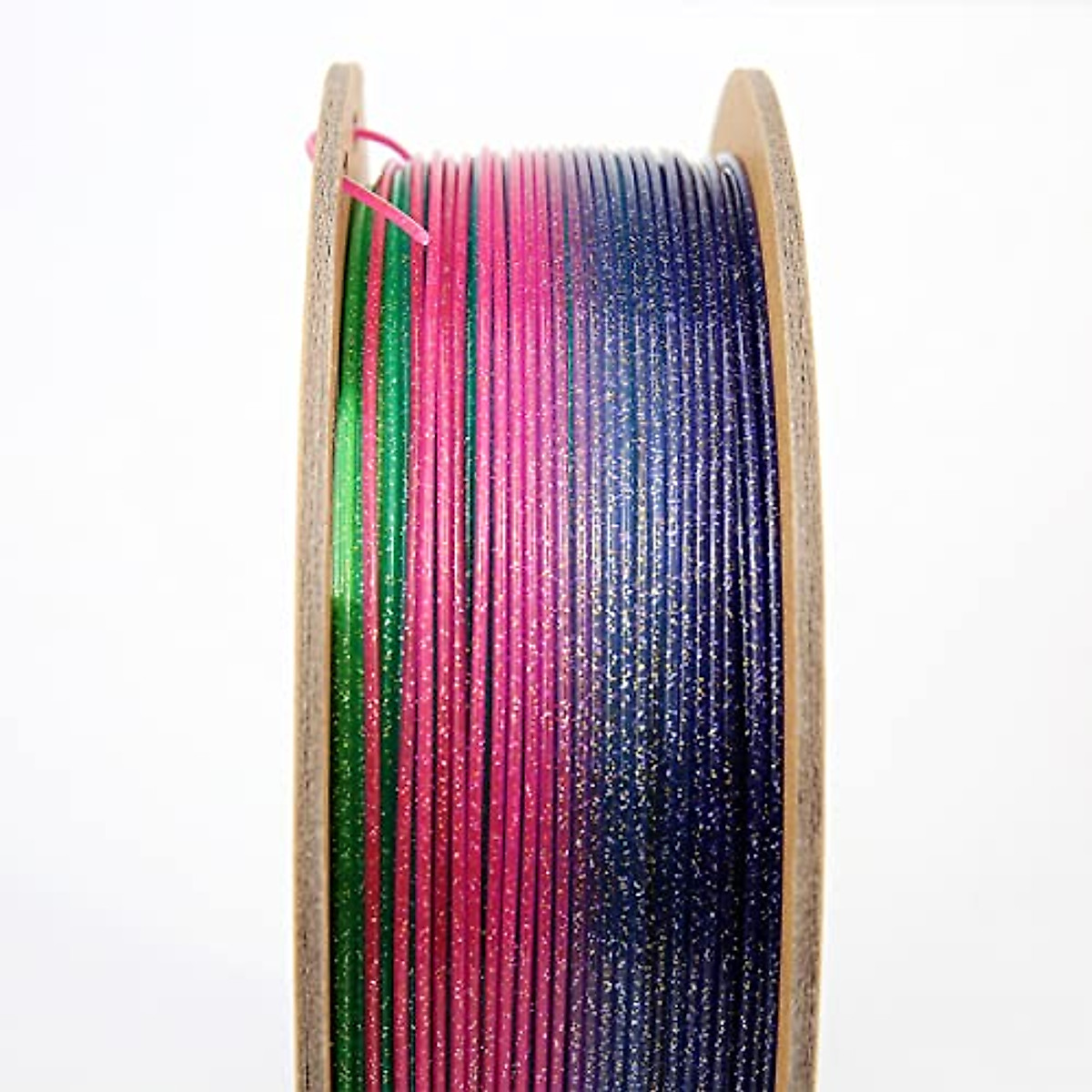 3D Printer Filament PLA Star Flash Highlight Rainbow Gradient Color 1.75 Mm +/-0.03 Mm1kg Spool