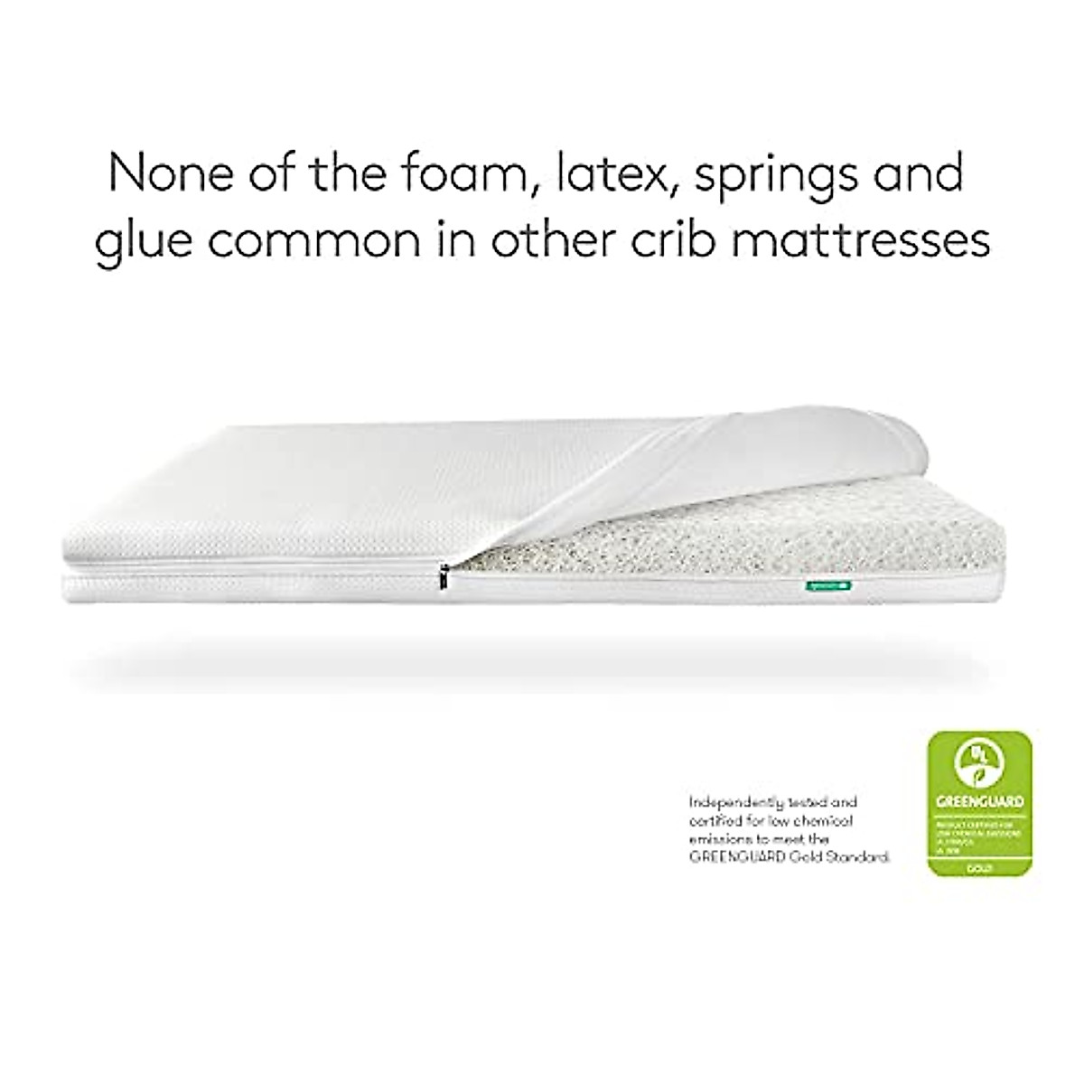 Newton Baby Mini Crib Mattress 24" x 38" - 100% Breathable Proven to Reduce Suffocation Risk, 100% Washable - Removable Cover Included, GREENGUARD Gold