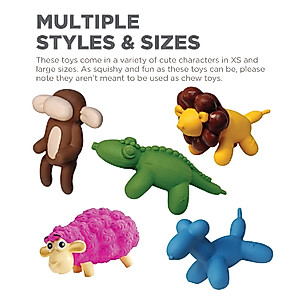 Outward Hound Latex Blue Rubber Balloon Dog Squeaky Dog Toy, XS