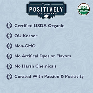 Organic Positively Tea Company, White Peach Lemonade Tea, Loose Leaf, 4 Ounce