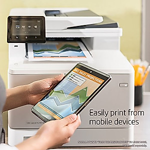 HP LaserJet Pro M477fdw All-in-One Wireless Color Laser Printer with Double-Sided Printing, Amazon Dash Replenishment ready (CF379A)