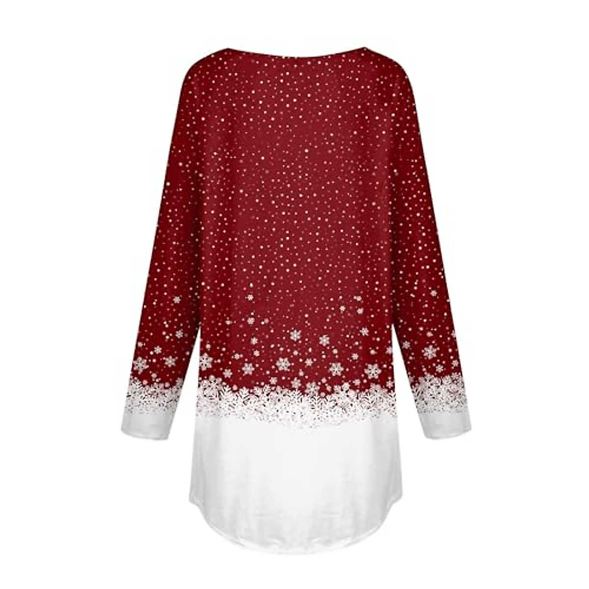 Christmas Oversized Sweatshirts for Women Button Up Sweatshirt Lightweight Plus Size Pullover Comfort Outfits Athletic Shirts Women Shirts(3-Wine,X-Large)