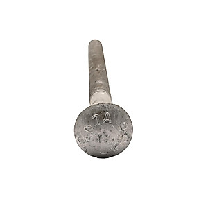 3/8"-16 x 6-1/2" Hot Dipped Galvanized Carriage Bolt w/Nuts & Flat Washers, Grade A, 6" of Thread, Quantity 25 - by Fastener Depot, LLC