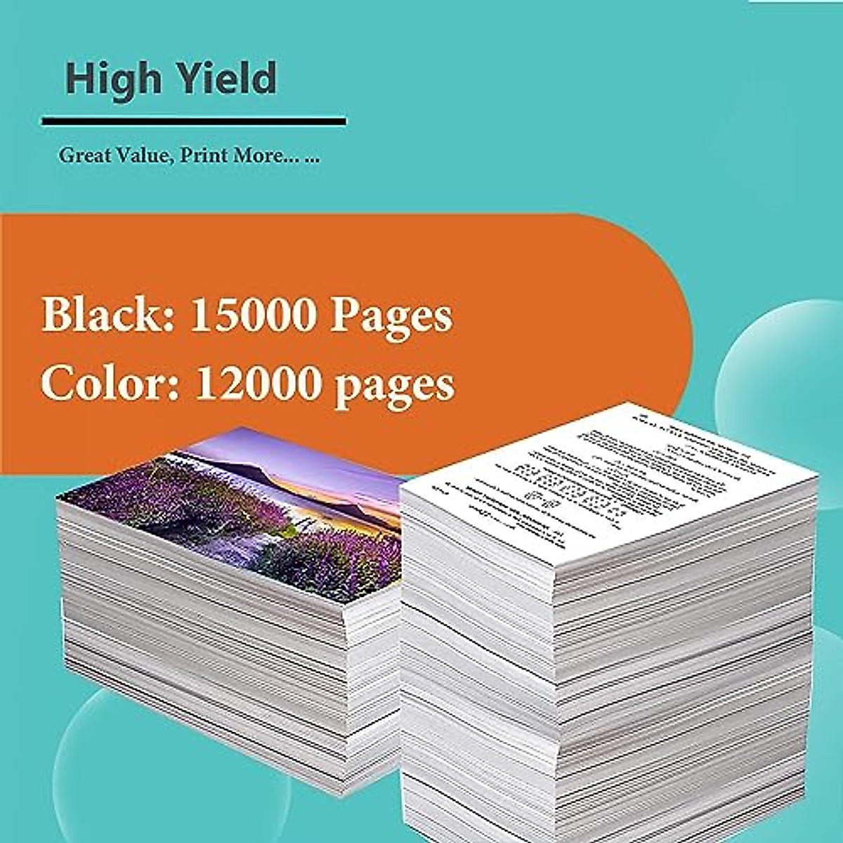 FLOAPA TN7400 Toner Cartridge Use for Konica Minolta Bizhub C7440 C7400 C7450 Printers Black