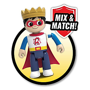 Ryan’s World 7-Piece Vehicle Set with 2 Virtual Codes to Ryan’s Virtual Video Game, Kids Toys for Ages 3 Up by Just Play