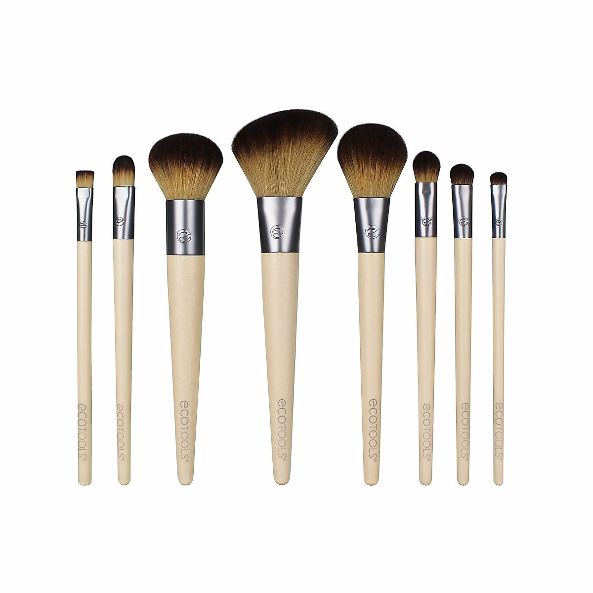 EcoTools-Cruelty Free Confidence in Bloom Brush Set-Cruelty Free Synthetic Taklon Bristles, Recycled Packaging, Recycled Aluminum Ferrules