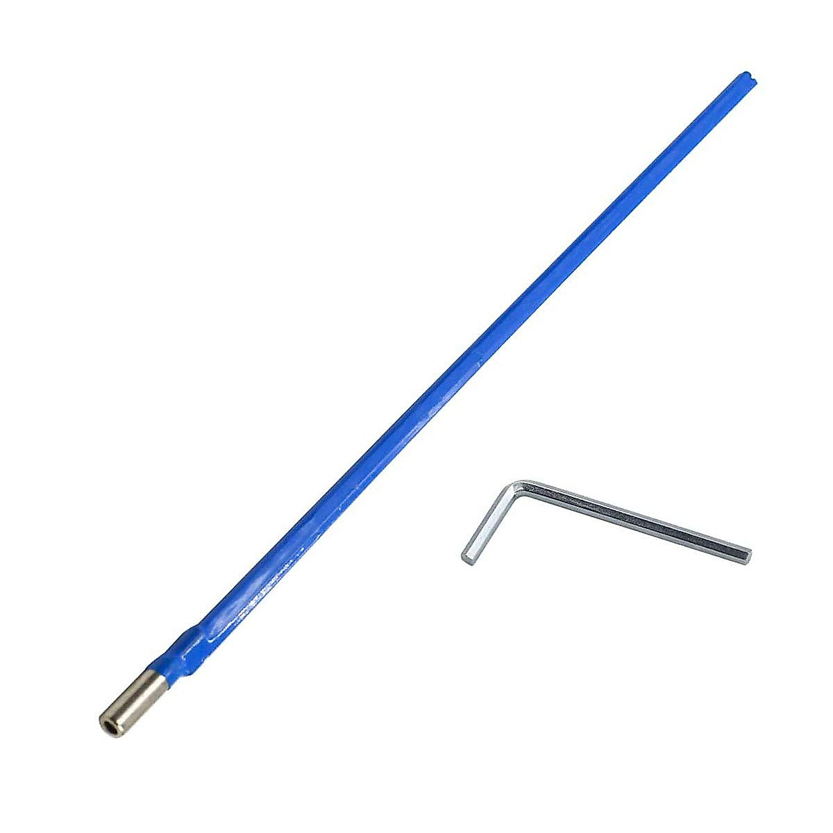 Jiayouy Pack of 2pcs 420mm Two Way Rod Type Guitar Truss Rod Steel with L- Wrench for Electric Acoustic Bass Guitars Neck Repair Adjustment Luthier Tool