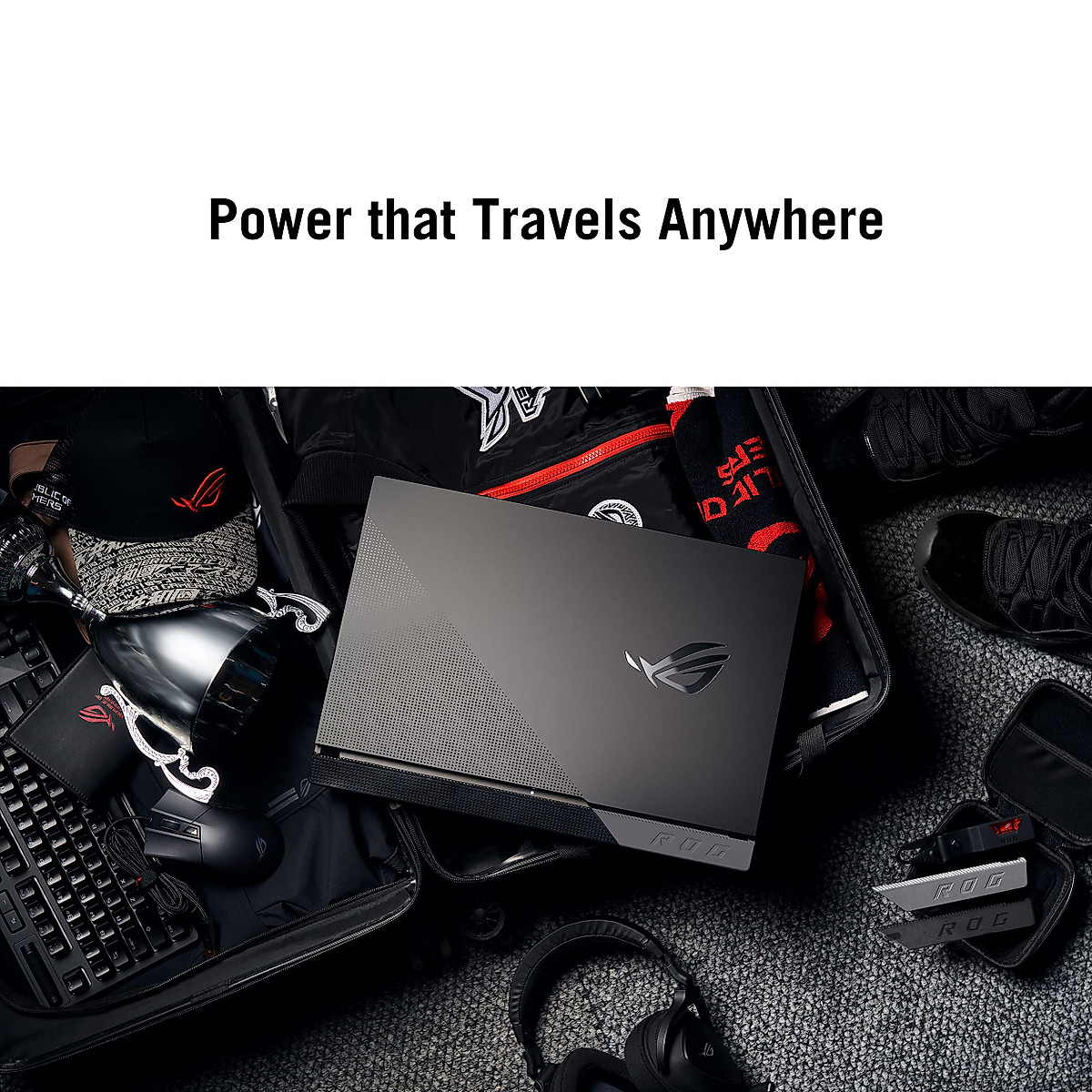 ASUS ROG Strix Scar 15 (2021) Gaming Laptop, 15.6” 300Hz IPS FHD, NVIDIA GeForce RTX 3080, AMD Ryzen 9 5900HX, 32GB DDR4, 1TB SSD, Opti-Mechanical Per-Key RGB Keyboard, Windows 10 Home, G533QS-DS98