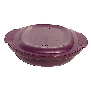 Tupperware Micro Delight Gourmet Microwave 3 1/4 Cup Bowl Purple