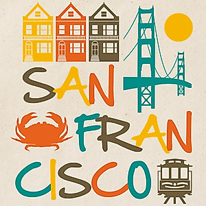 CafePress San Francisco Tote Bag Canvas Tote Shopping Bag