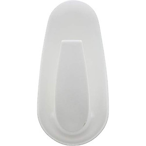 HIGH & MIGHTY 515815 2 Piece Oval Hook, 20 lb, White