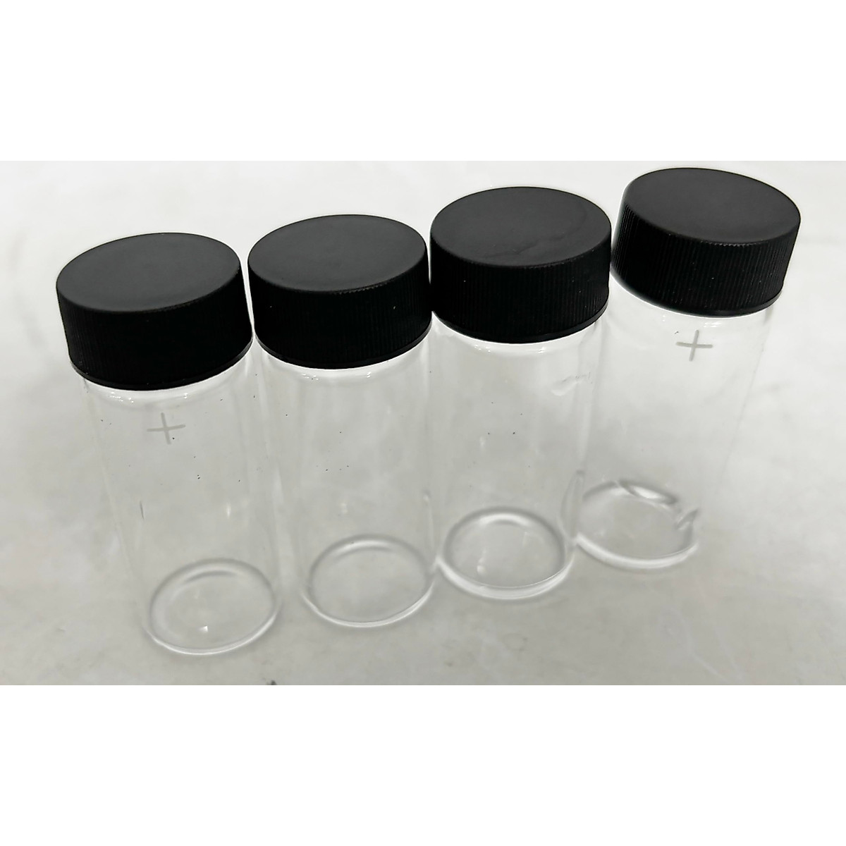 HFBTE Turbidimeter Sample Bottles 4 Sample Bottles (Two Sets) Turbidity Meter Bottles Turbidimeter Solution Empty Bottles Turbidity Sample Test Tubes for SGZ Series