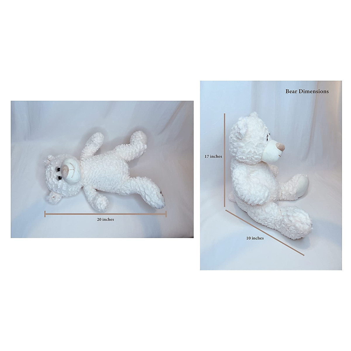 KINNEX 20" Quince Anos Teddy Bear with Dress - Collectible Quinceanera Last Doll Centerpiece B16631-33