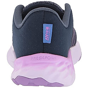 New Balance Baby Fresh Foam Roav V1 Bungee Running Shoe, Vintage Indigo/Electric Purple/Natural Indigo, 4 US Unisex Infant