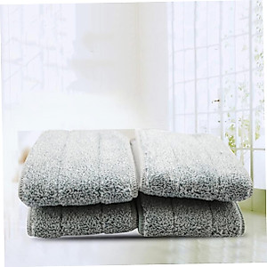 Hemoton 5Pcs Roller mop Head Microfiber mop Head mop Pads Refills Floor Cleaning Tool Foam mop Absorbent mop Head mop Replacement Heads Sponge mops Cleaning Utensils Absorb Water