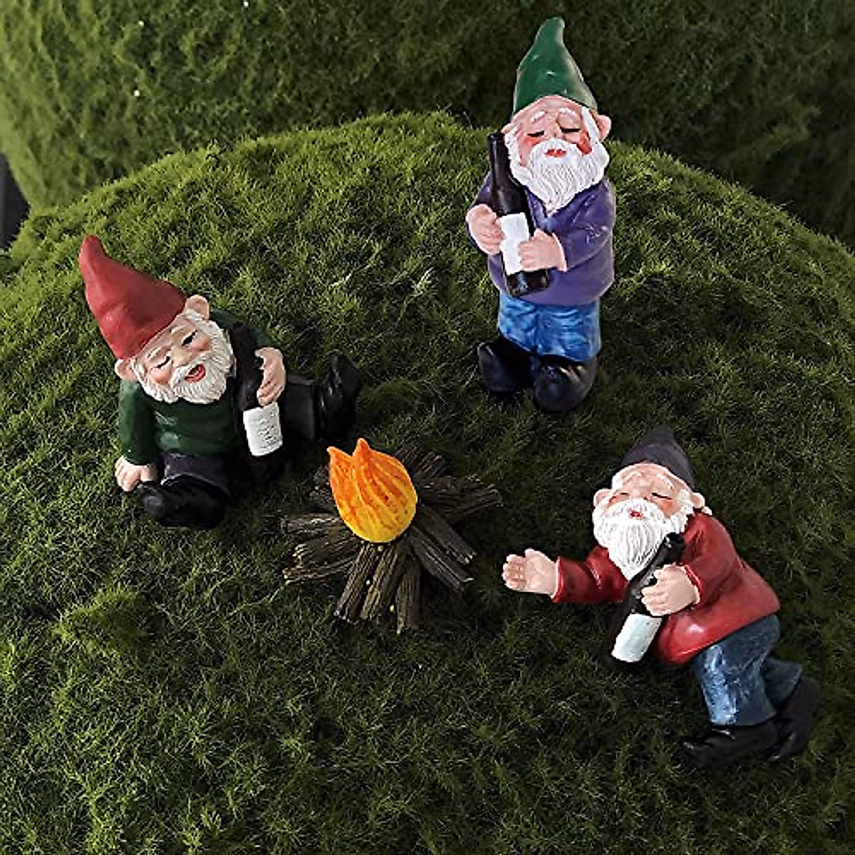 Funny Garden Gnomes Set - Outdoor Miniatures & Decor | Brighten Your Yard