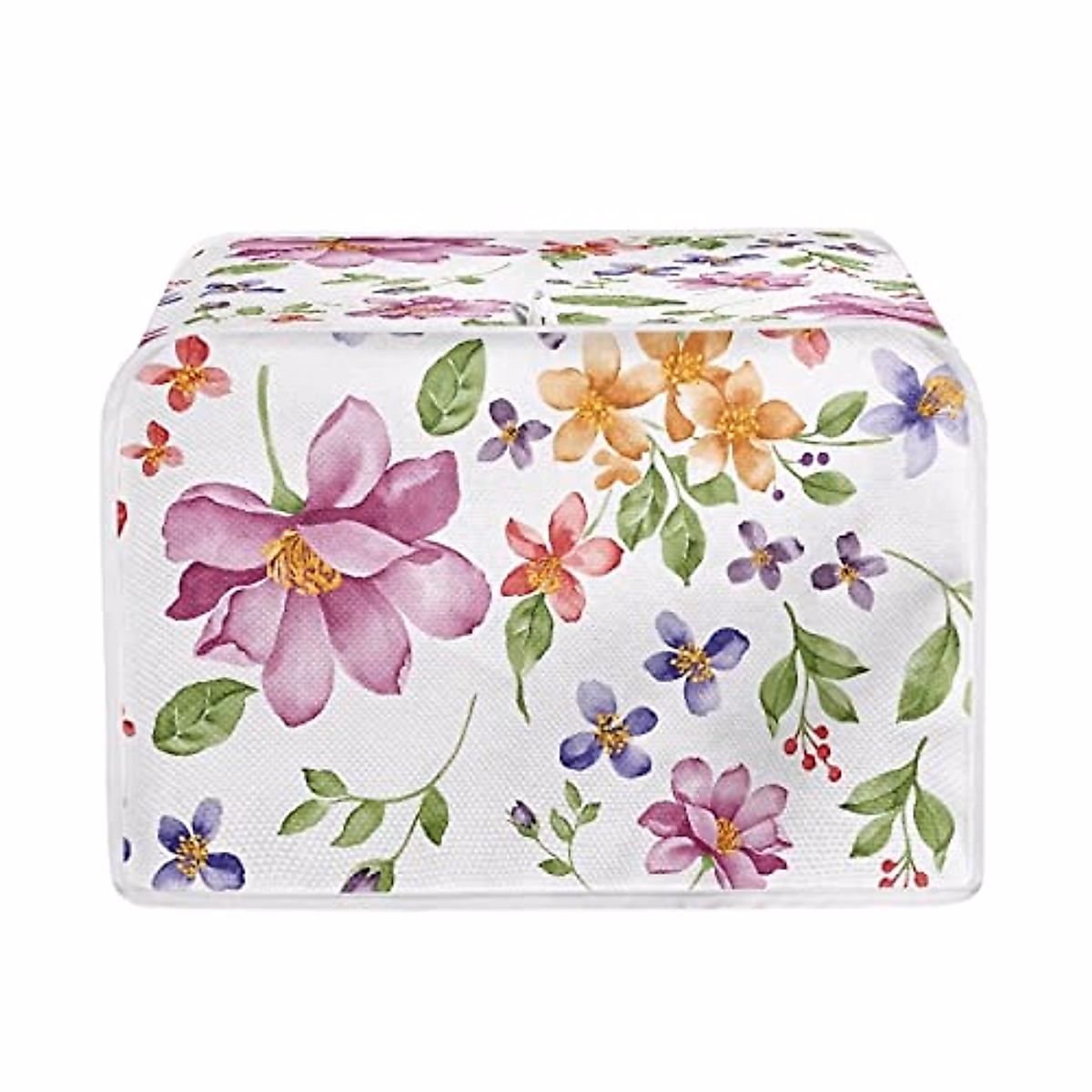 Gomyblomy Flowers 4 Slice Toaster Appliance Cover Bread Toaster Cover Bakeware Protector, Kitchenware