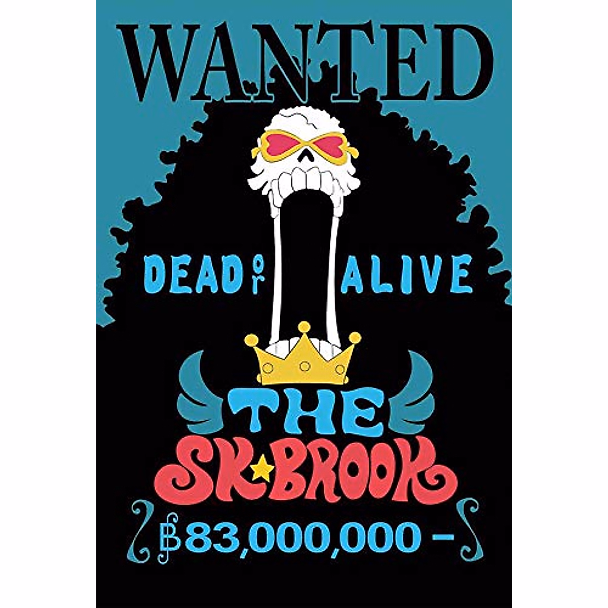 Bamboo's Store OP Wanted Posters, Anime Posters 42 cm × 29 cm, New Edition, Luffy 1.5 Billion, Zoro 320 Million, Set of 16