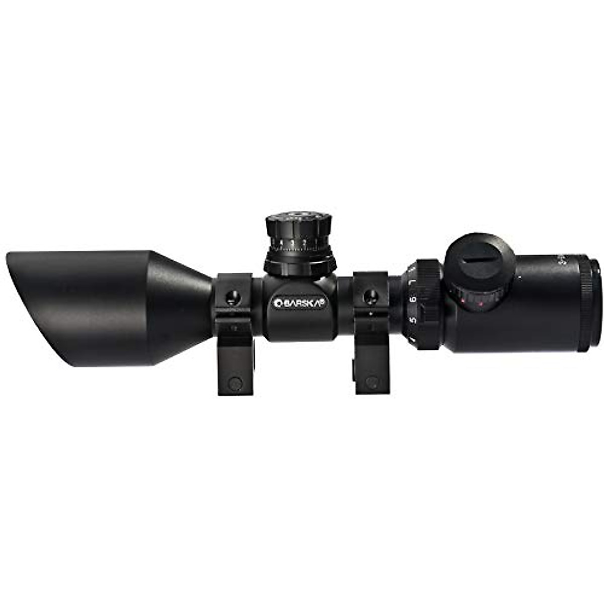 Barska AC11668 3-9x42 2nd Generation Compact Scope with Illuminated Mil-Dot Reticle , Black