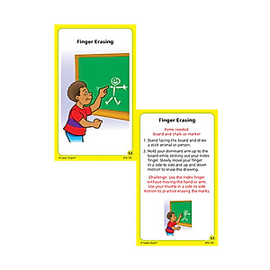 Super Duper Publications | Upper Body and Core Strength Fun Deck | Occupational Therapy Flash Cards | Gross Motor Movement Activity | Educational Learning Materials for Children